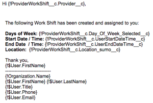 Work Shift Email Templates « SUMO Support